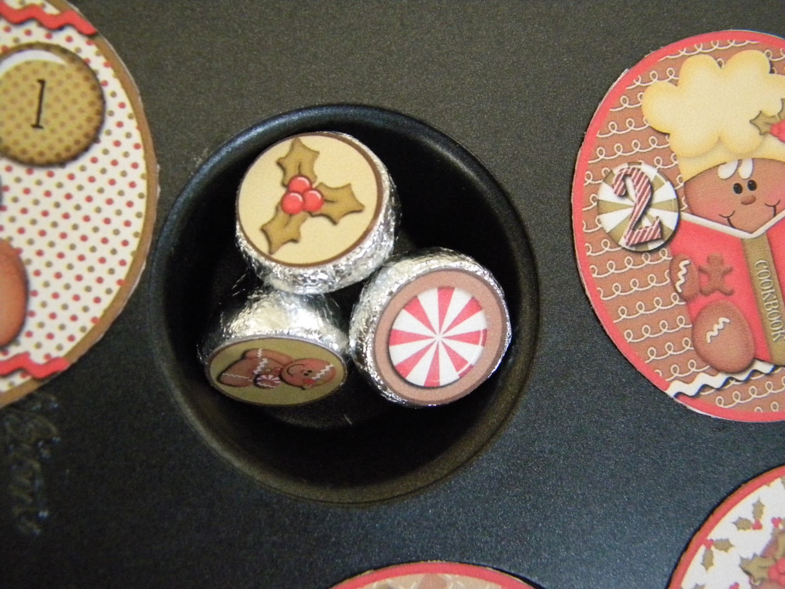 FlipChick Designs: Muffin Tin Gingerbread Advent Calendar