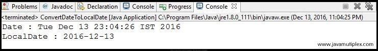 How to convert Date to LocalDate in Java?
