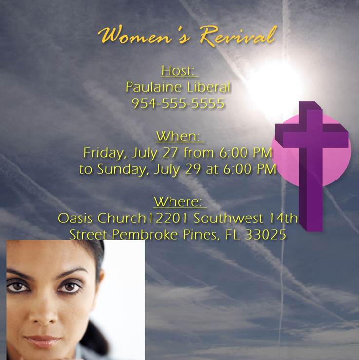 Women's Revival: Women's Revival Flyer