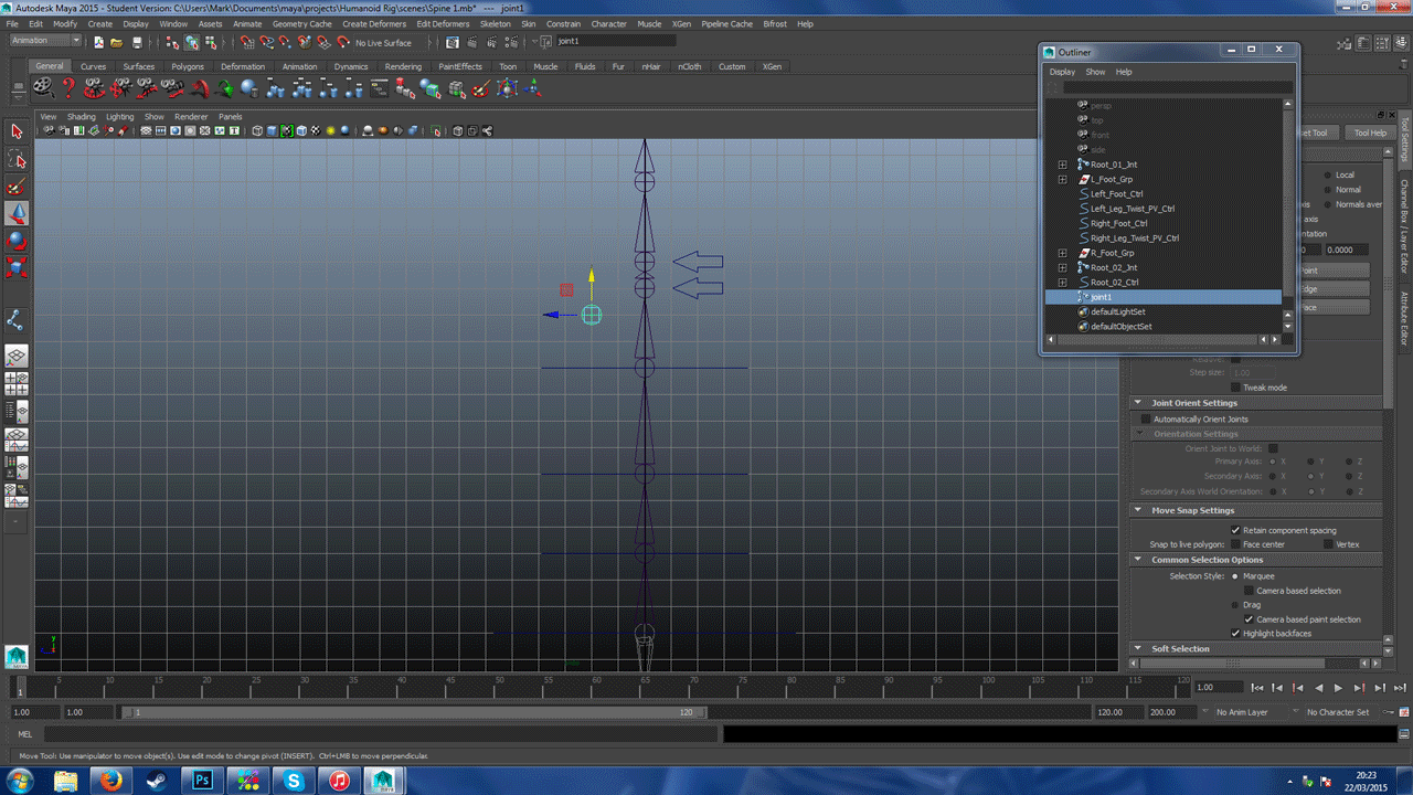 Mark Stamp - Digital Design: Maya Tutorials: Rigging Arms