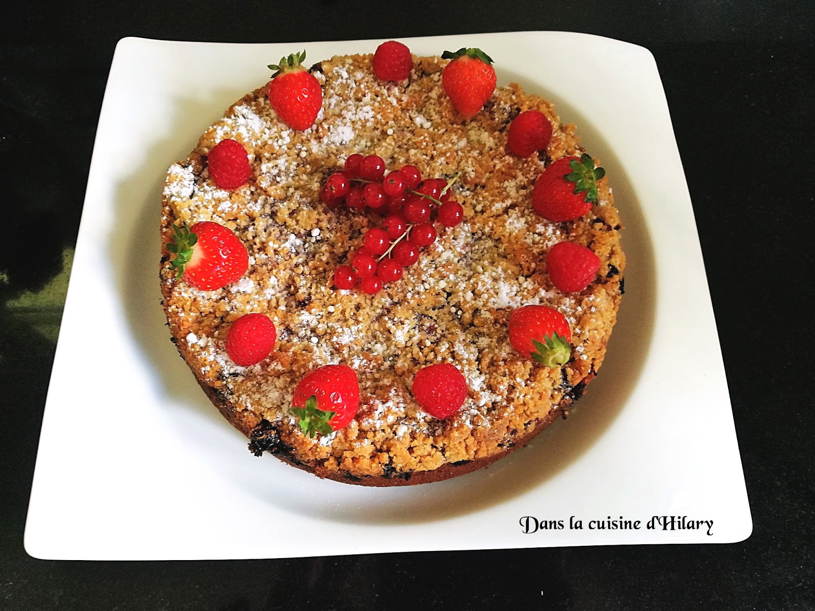 Dans la cuisine d'Hilary: Crumb-cake gourmand aux fruits rouges / Yummy ...