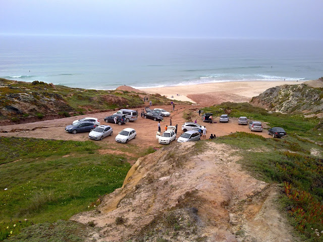 Viajando con la Komama: Praia Almagreira, Ferrel, Peniche