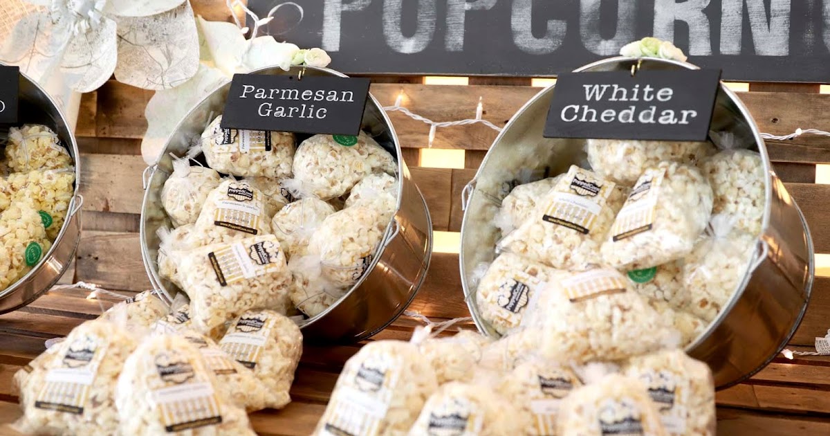 Bliss Ranch: Popcorn Cart Stocked With PoppedCorn Gourmet Treats