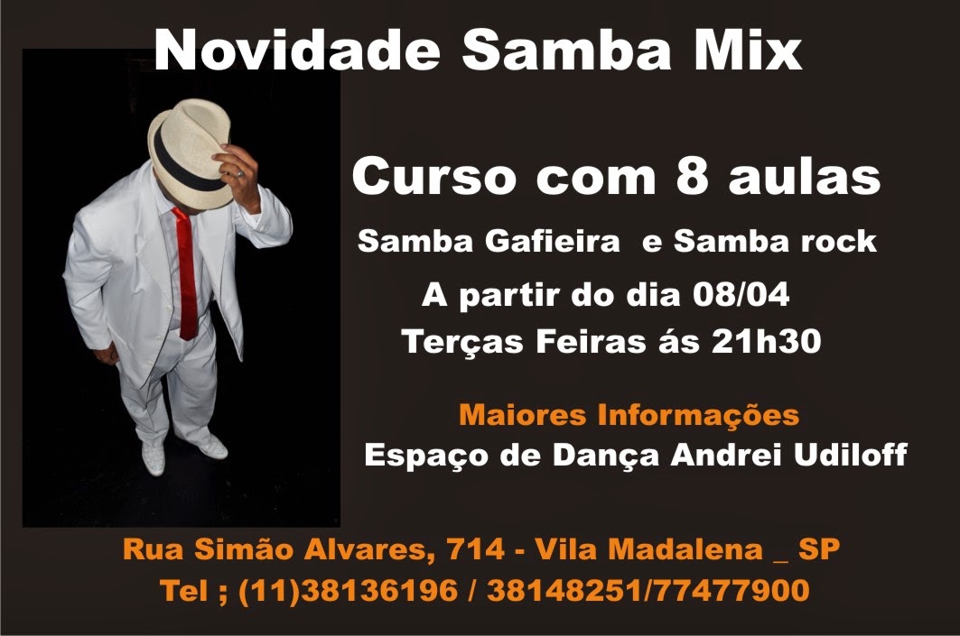 Novidade Samba Mix ~ Professor Moskito