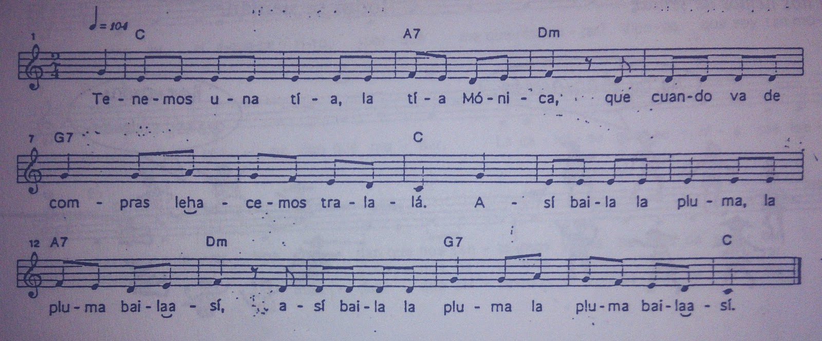 Rondas infantiles: Ronda 5: La tia monica