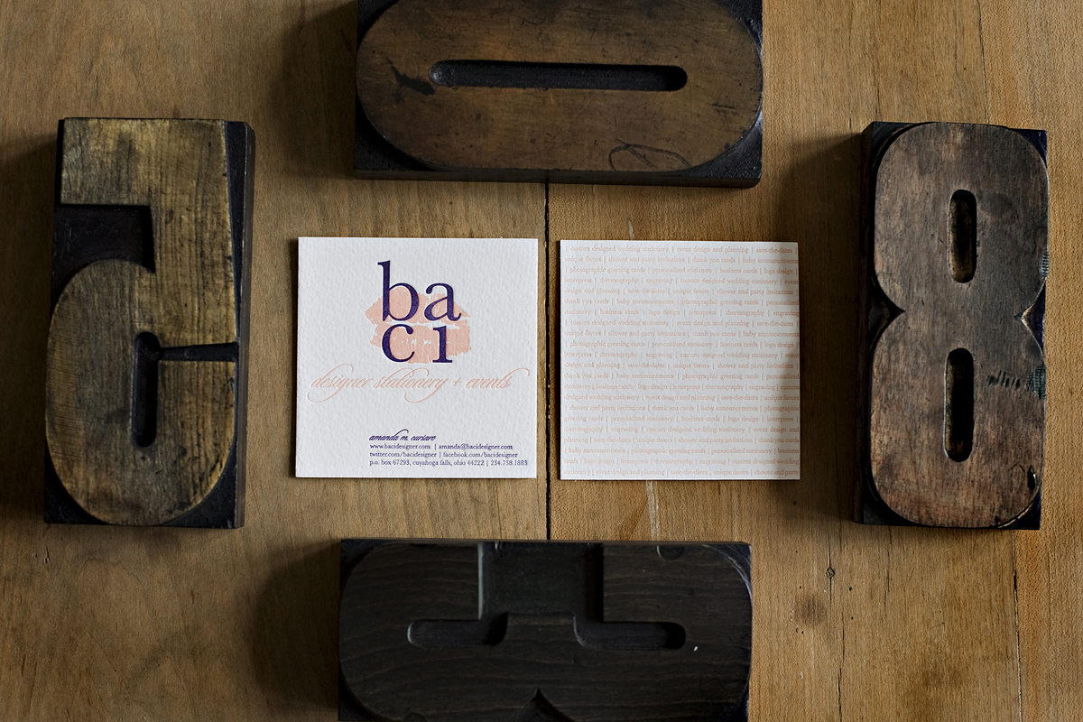 Baci Designer: baci designs | baci's business cards