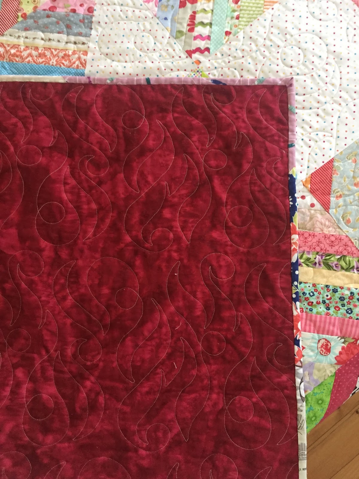 Lynda in Wonderland: Moda Love String Quilt