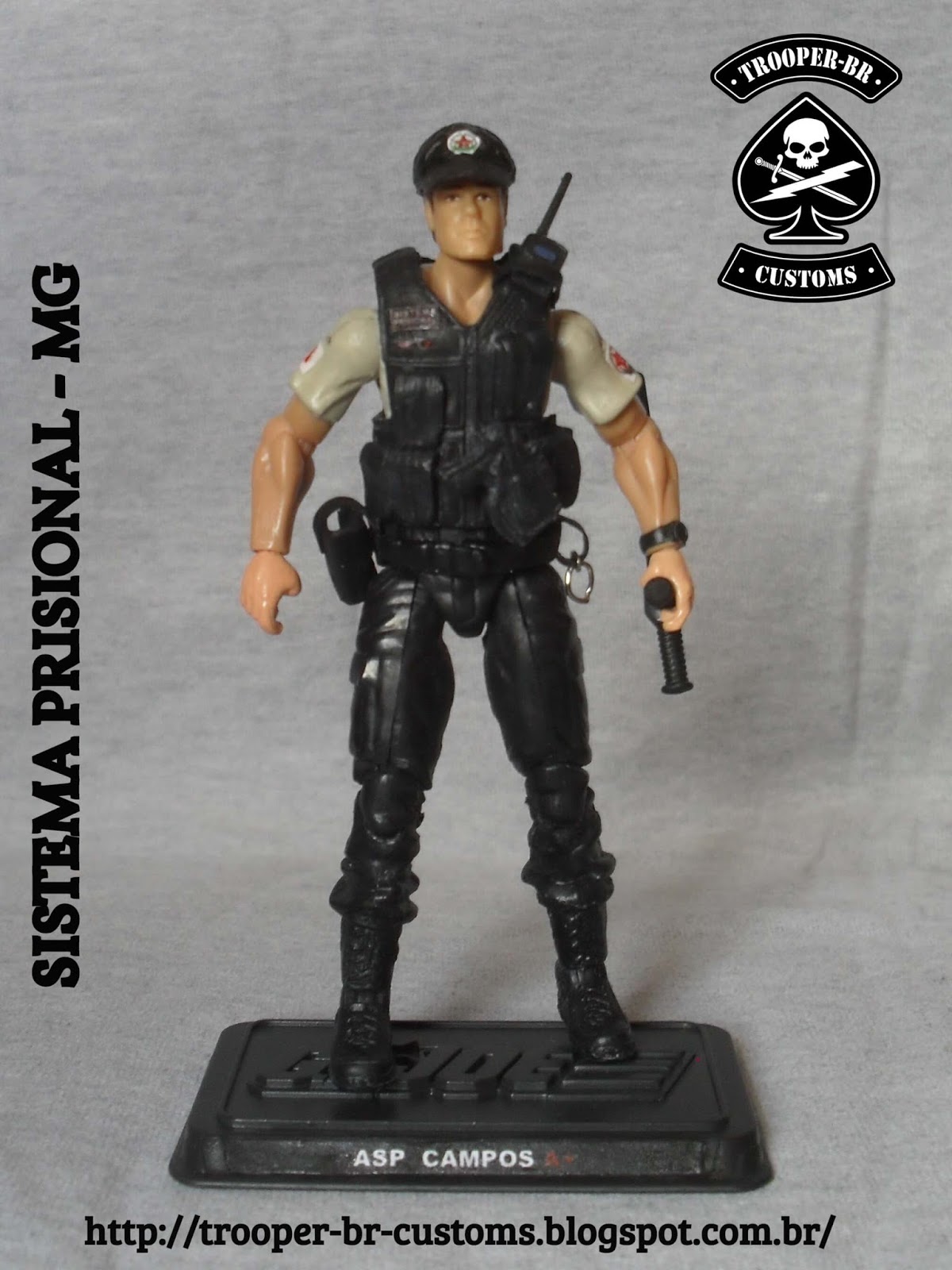 Gi joe Custom Action Figures: Agente Penitenciário do Sistema Prisional ...