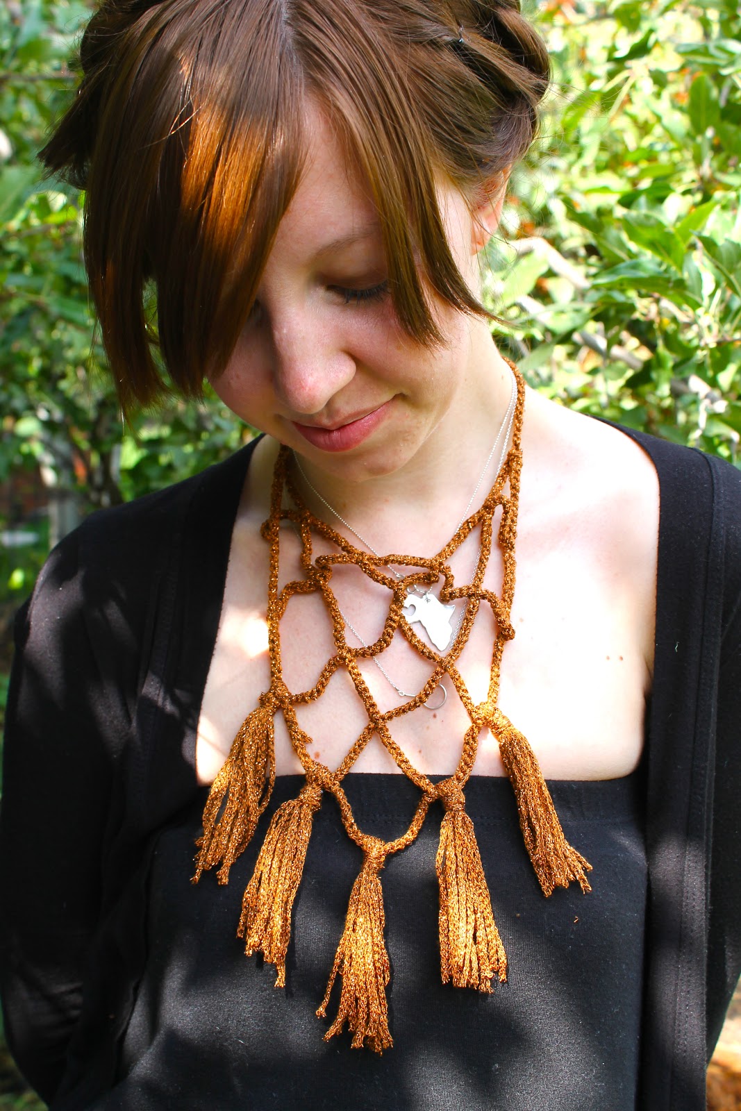 Sans Limites Crochet: The Net Necklace DIY