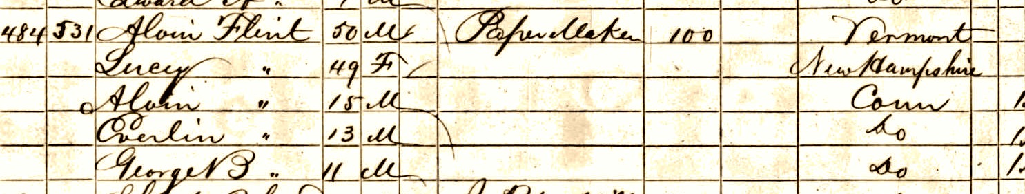 JOHN BANKS' CIVIL WAR BLOG: Civil War under my nose: Flint family tragedy
