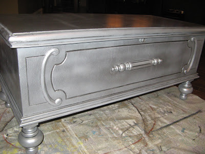 Susan Snyder: ANTIQUE SILVER PAINT FINISH