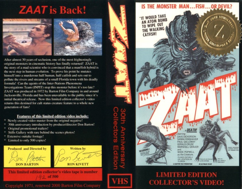 CULTFOREVER: ZAAT SCIFI/HORROR 1975