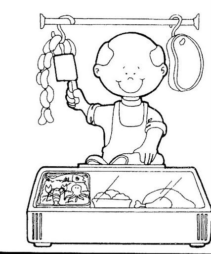 Imagenes para colorear de la costurera o modista - Imagui