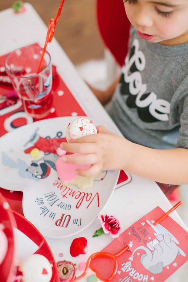 DE LUNARES Y NARANJAS: Inspiración: una fiesta de San Valentín para niños