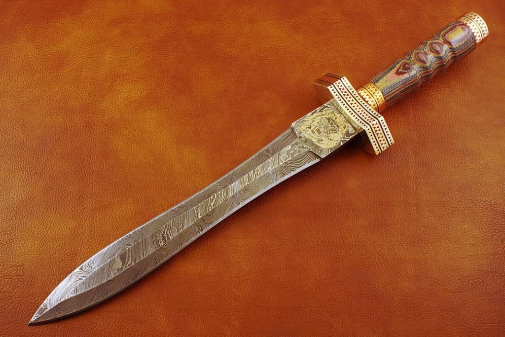 Damascus World: CUSTOM DAMASCUS DAGGER KNIFE
