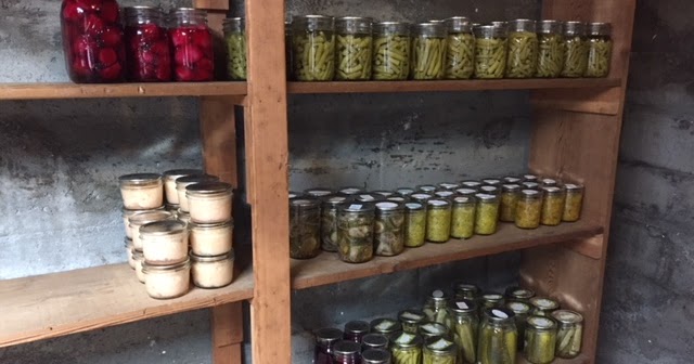 Stocking the Root Cellar and Freezer