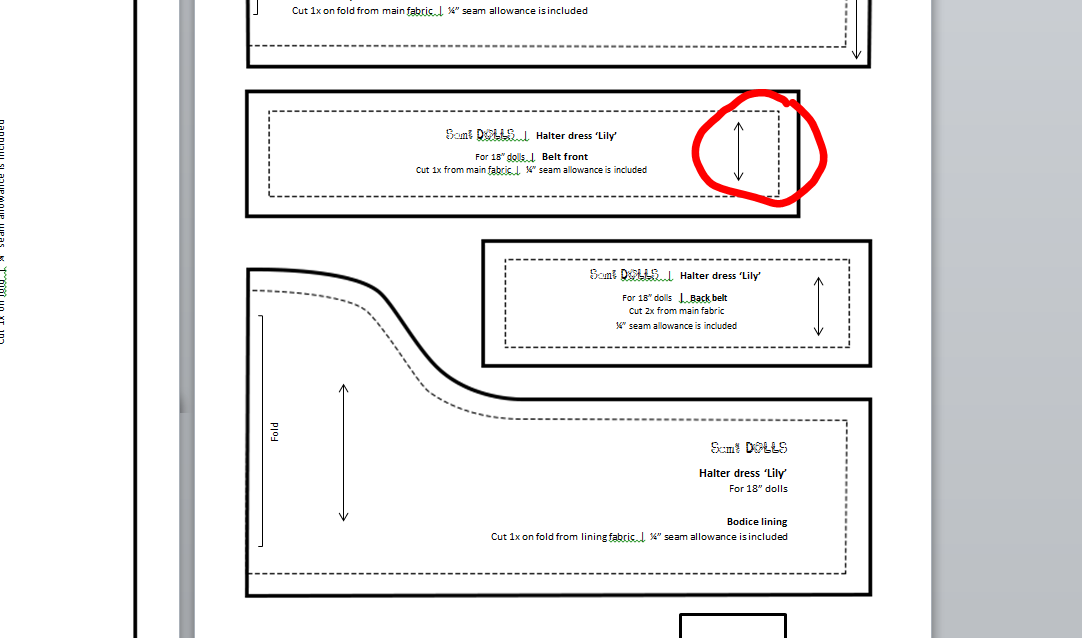 What is the grain of fabric?