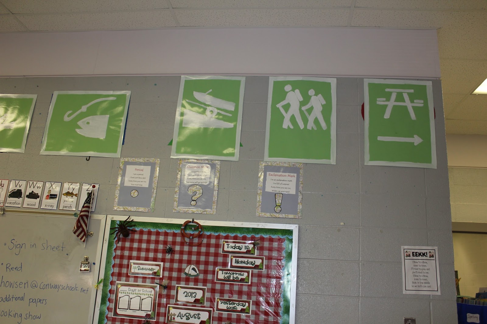 The Kinder Monster: Mr. Howse's Camping Classroom Tour