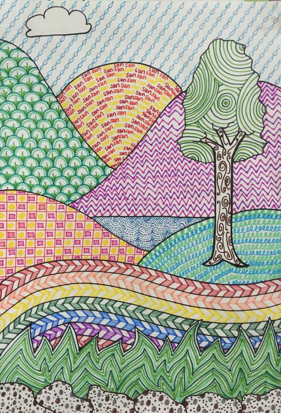 Plásticamente bilingüe : Drawing with lines