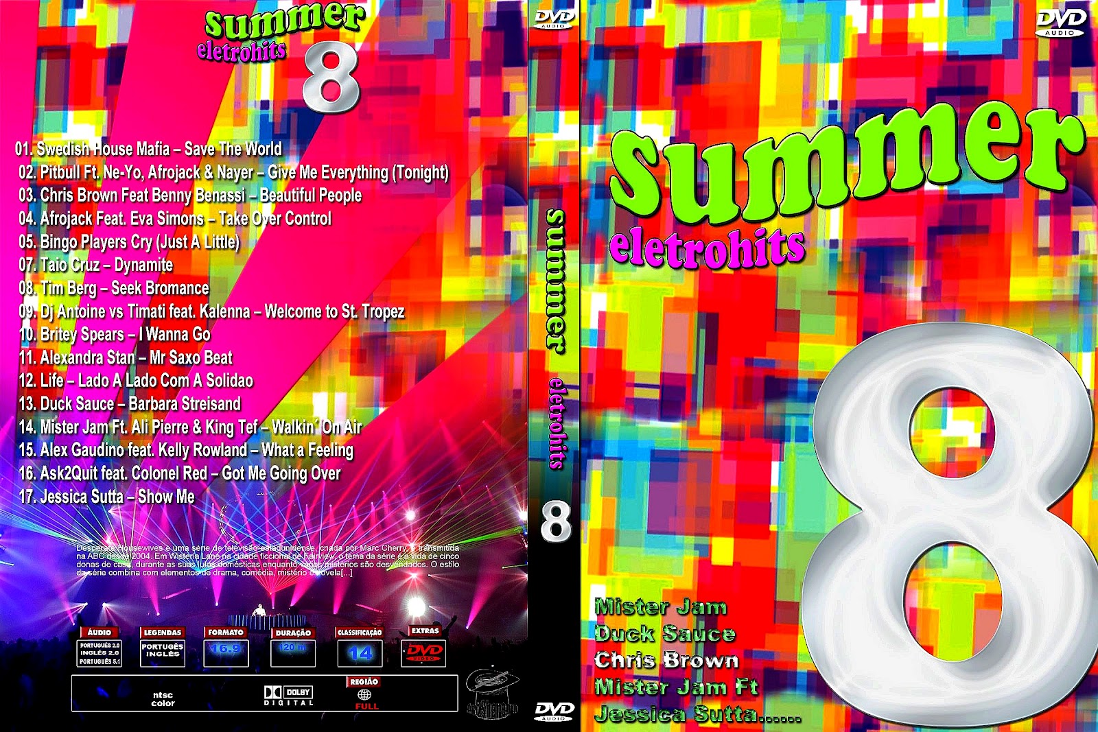 Summer Eletrohits Vol 8 - Fenix Capas