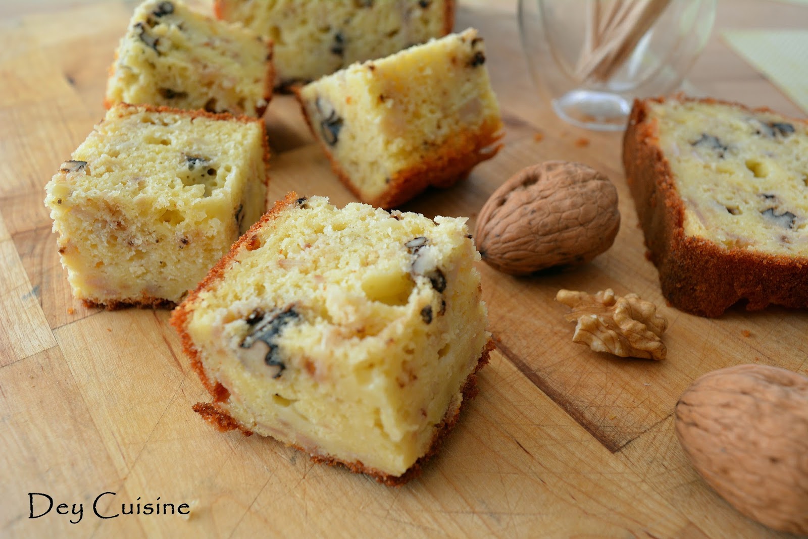 Dey cuisine: Cake noix & Mont Vuly (fromage suisse)