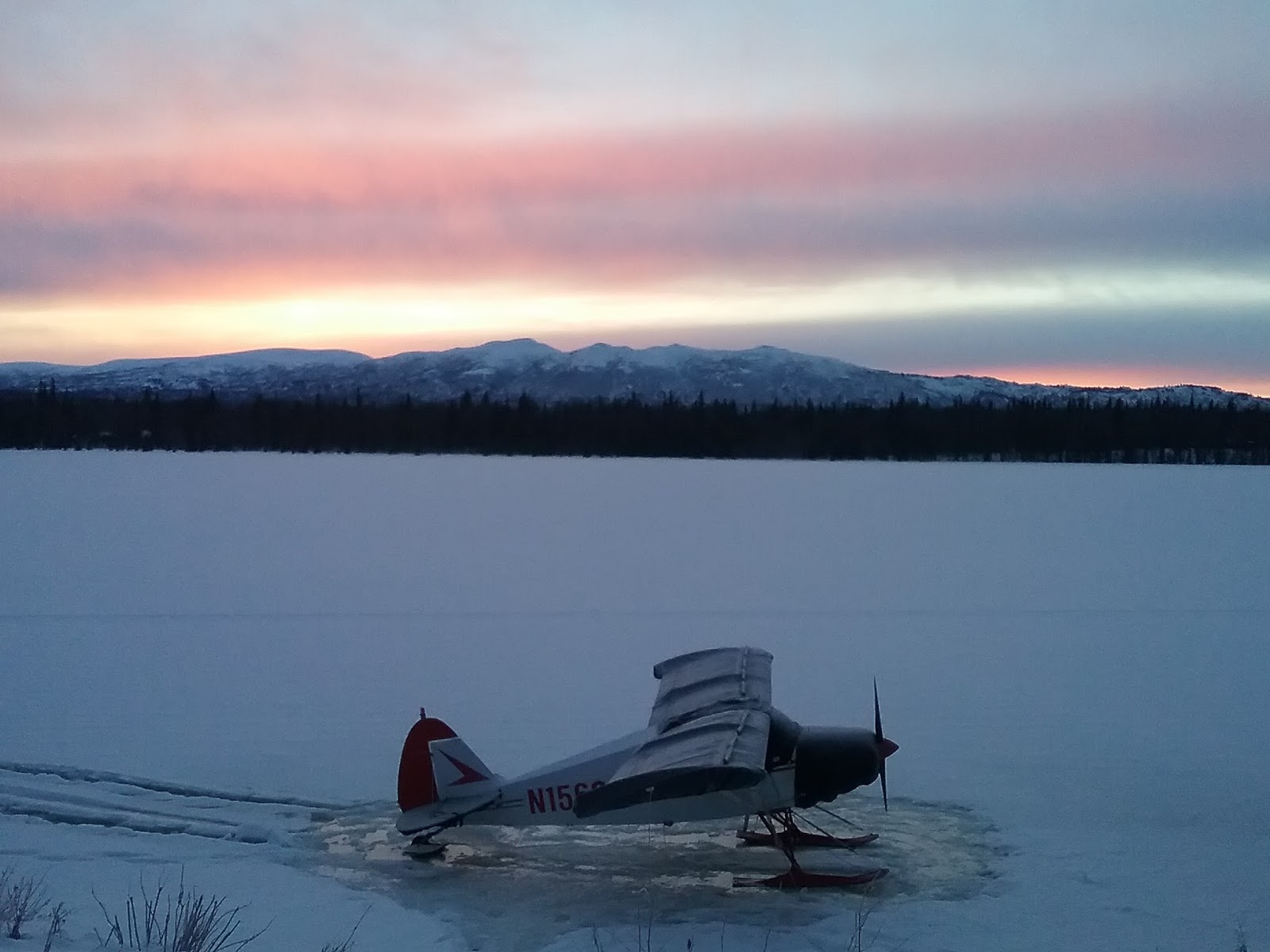 Alaska Bush Life, Off-Road, Off-Grid: Ski Plane Lands in Eight Inches ...