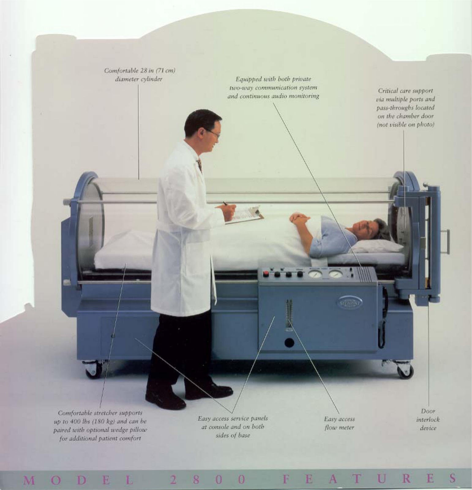 HD MED: MONOPLACE HYPERBARIC OXYGEN CHAMBER