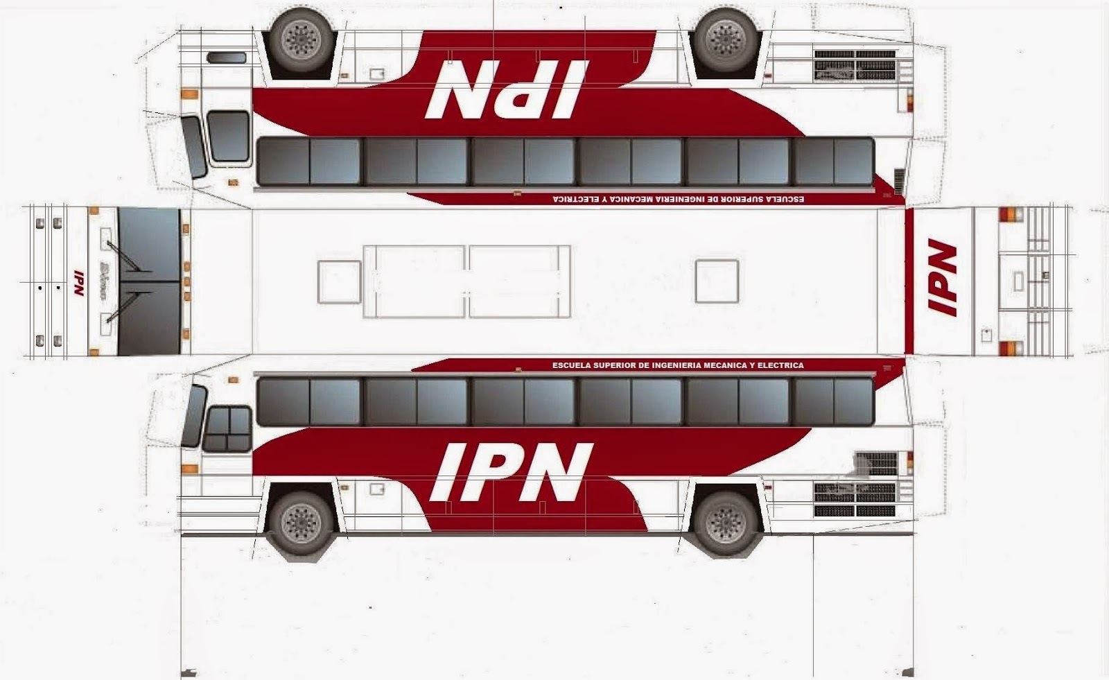 AUTOBUSES MEXICANOS ARMABLES