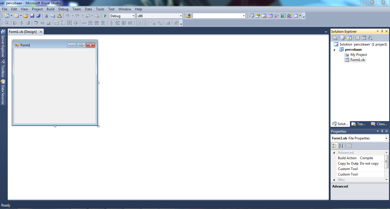 Membuat Program Visual Basic Yang terhubung Dengan Database - BAGI SEO