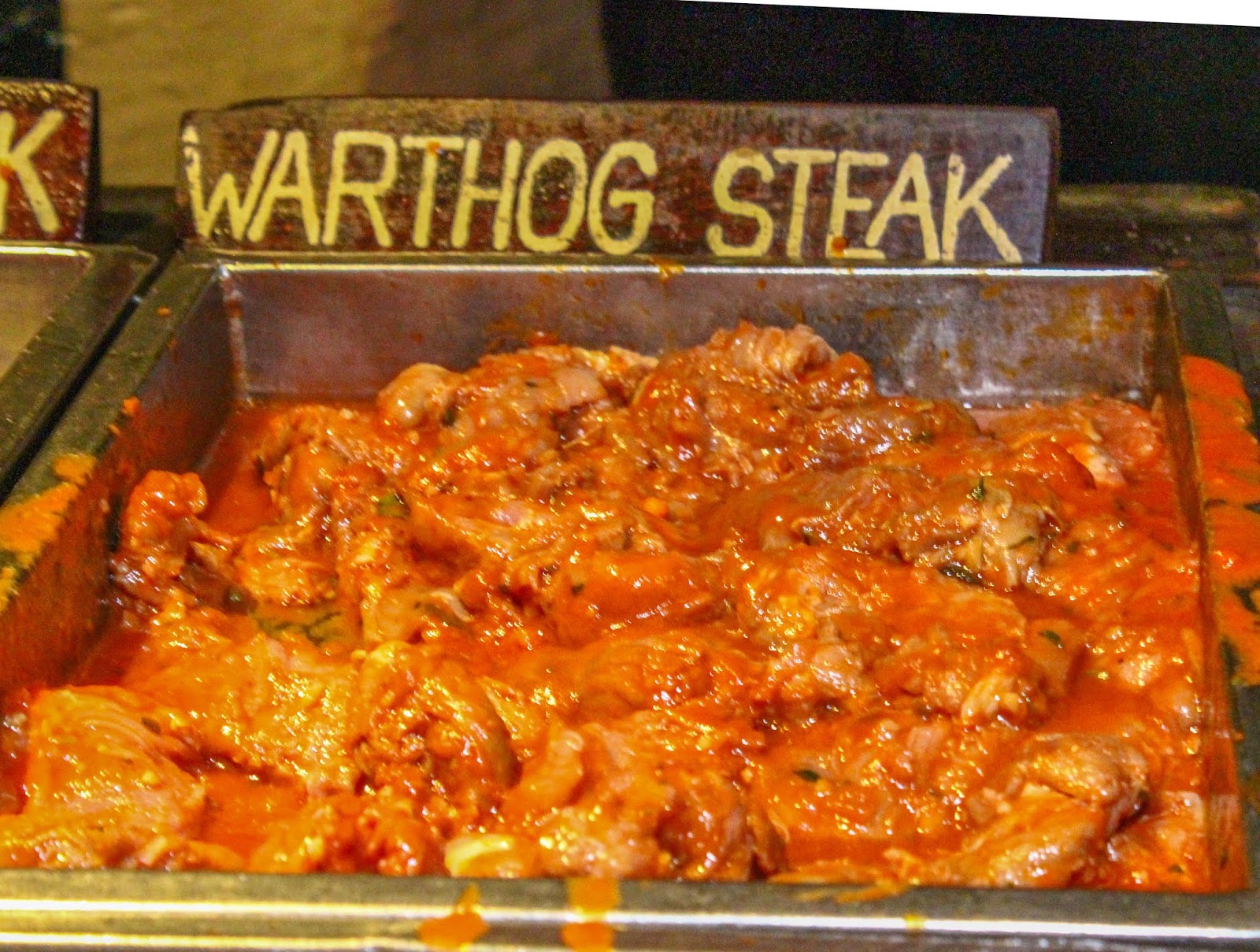 Cannundrums: Warthog Meat: Ribs, Kabobs and Steak