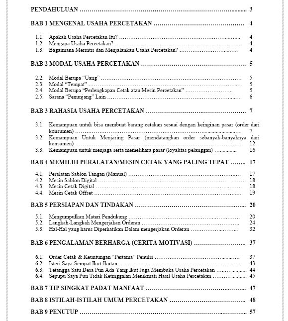 DOWNLOAD EBOOK PANDUAN BISNIS USAHA PERCETAKAN