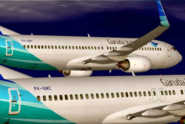 DOWNLOAD Repaint Garuda Indonesia PMDG 737 NGX (FSX/P3D)