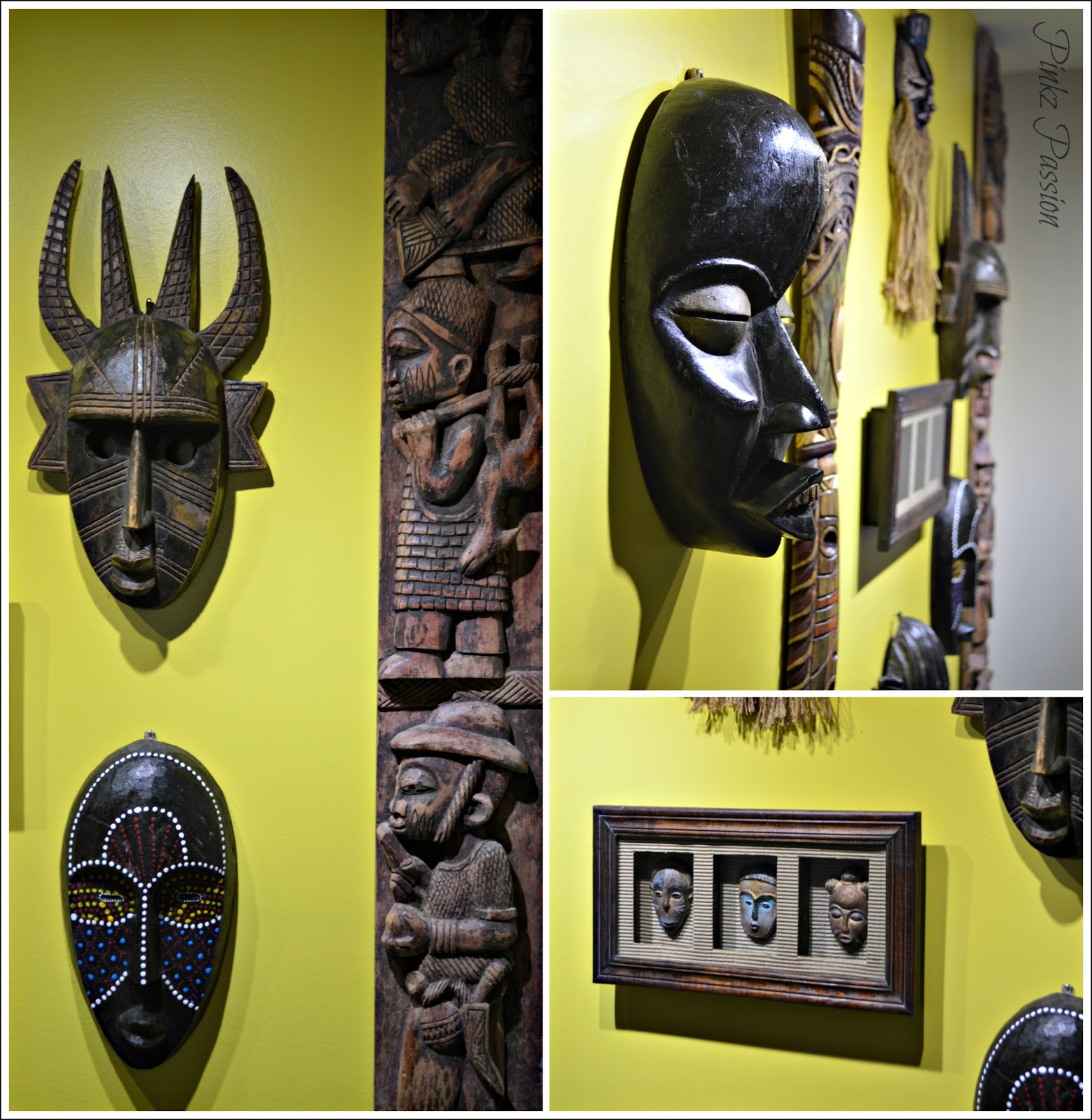 Pinkz Passion : And we nailed it.....Our Mask Wall!