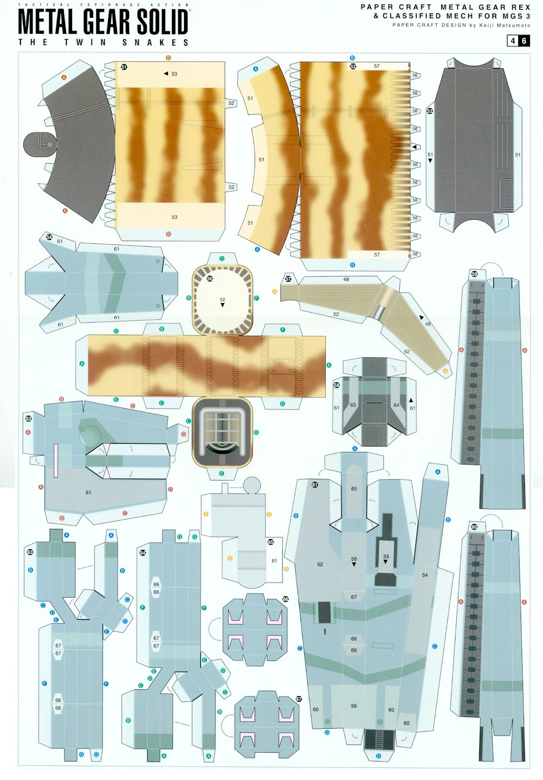 Metal Gear Rex Papercraft Instructions - novareklama