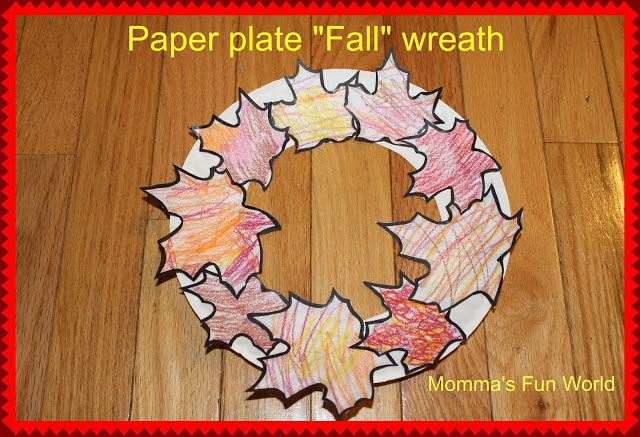 Momma's Fun World: 5 fun Fall time paper plate crafts