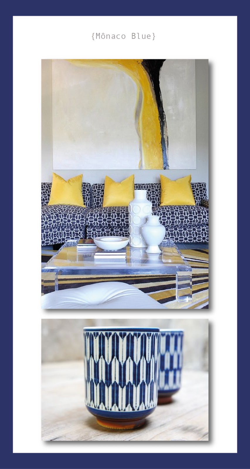 Pink-Limonada: { Pantone Fashion Color: Monaco Blue }