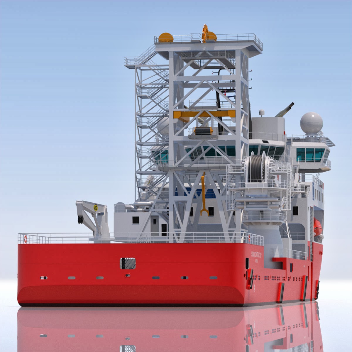 3D Custom Modelling: Construction & Well Intervention Vessel Skandi ...