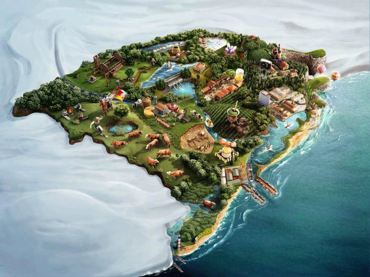 Blog da Profª Ivanilda: Mapa estilizado do RS