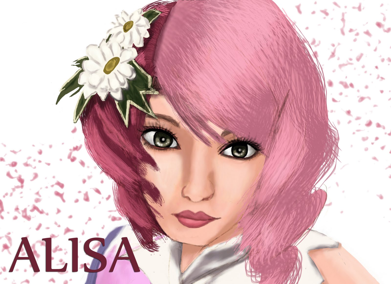 KiwiShowers: Digital Painting - Alisa, Tekken 6