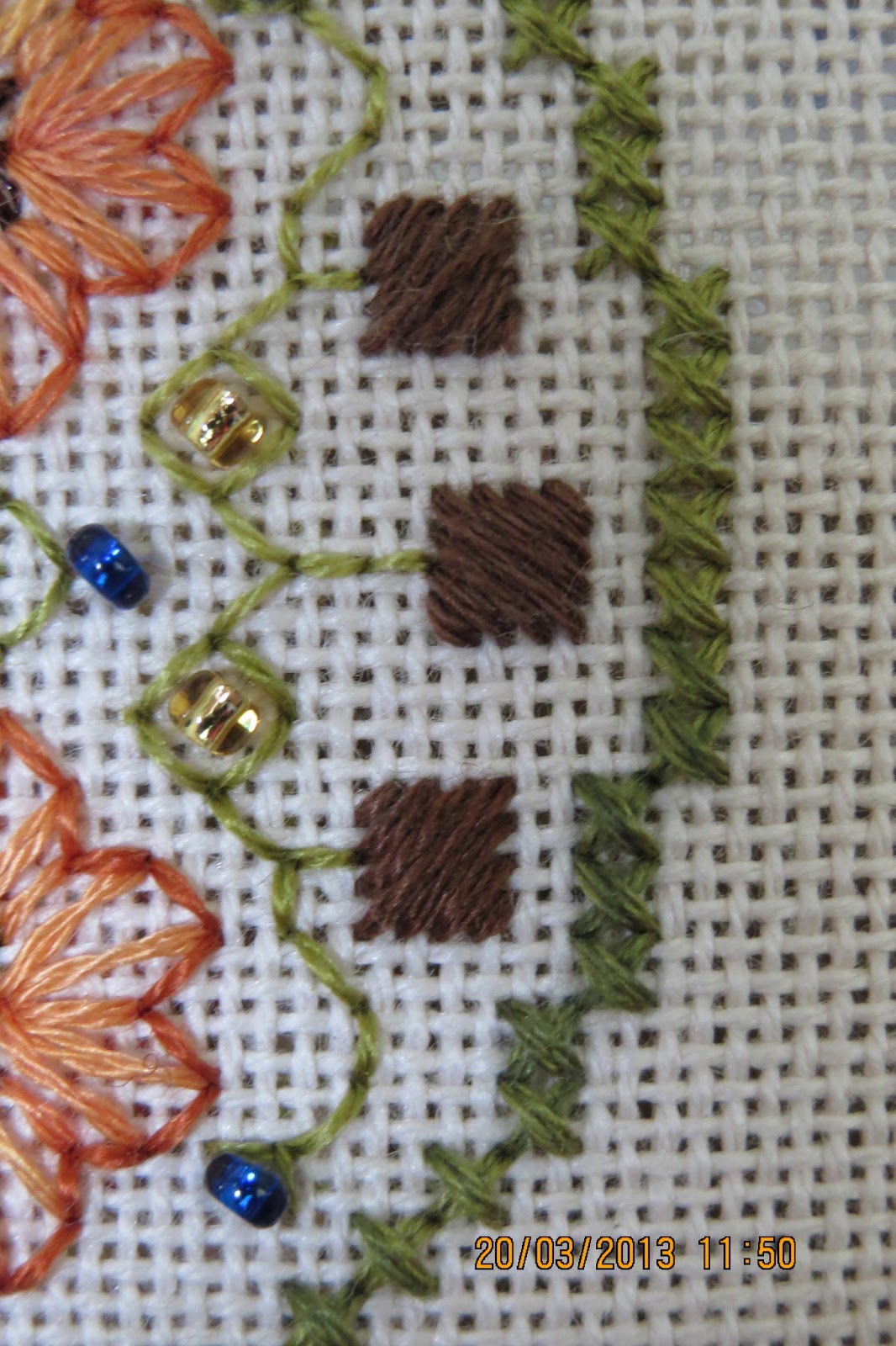 Embroidered Embellishments: Around the World in 80 Stitches, Part I