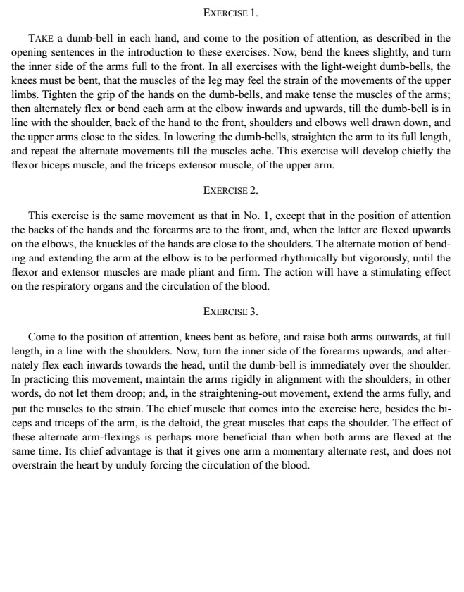 The1AndOnlyTONY: Eugen Sandow's lightweight dumbbells system of ...