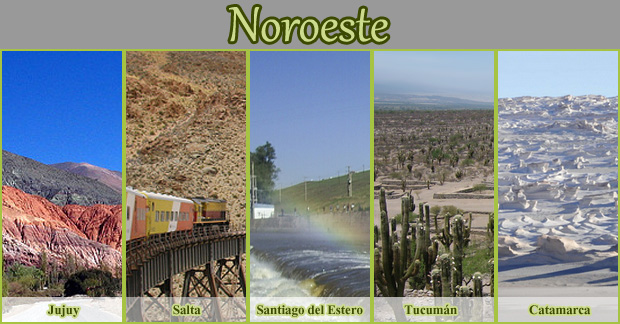 Regiones Geografícas de la Argentina: region del noreste