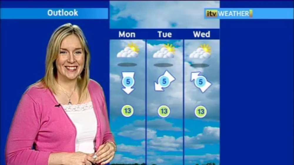 UK Regional News Caps: Kate Reeves - ITV West Country Weather