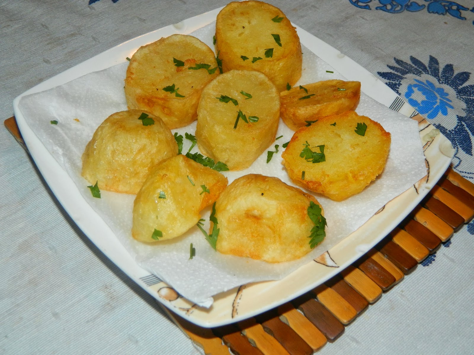 Varrendo o Prato!: Batatas Coradas