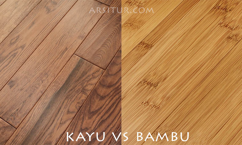 Perbandingan Lantai Kayu vs Bambu - Arsitur Studio