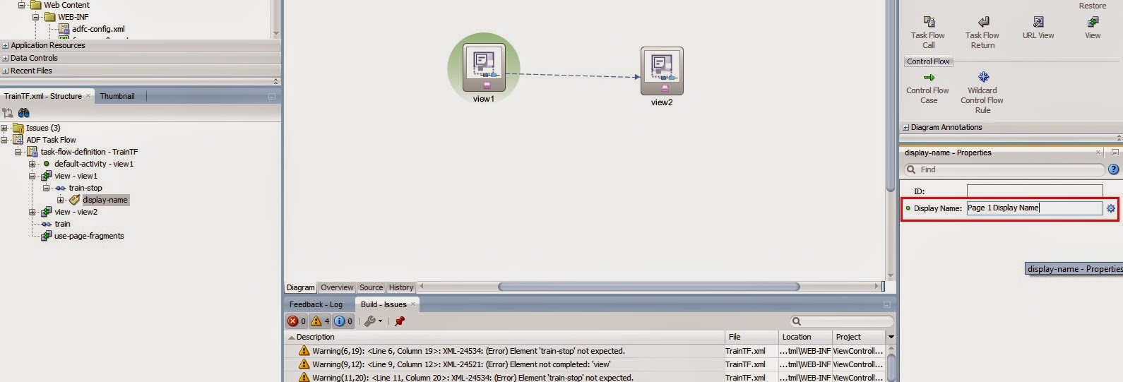 Java Collectibles: ADF Train Template