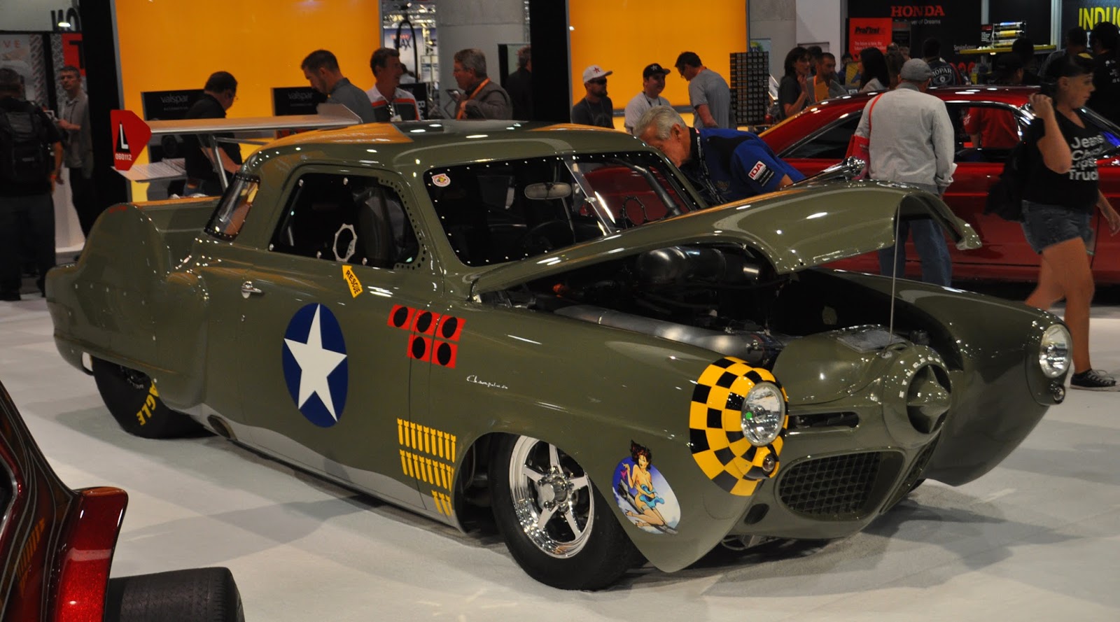 Just A Car Guy: Coolest things I saw today at SEMA #2, Anton's Hot Rod ...