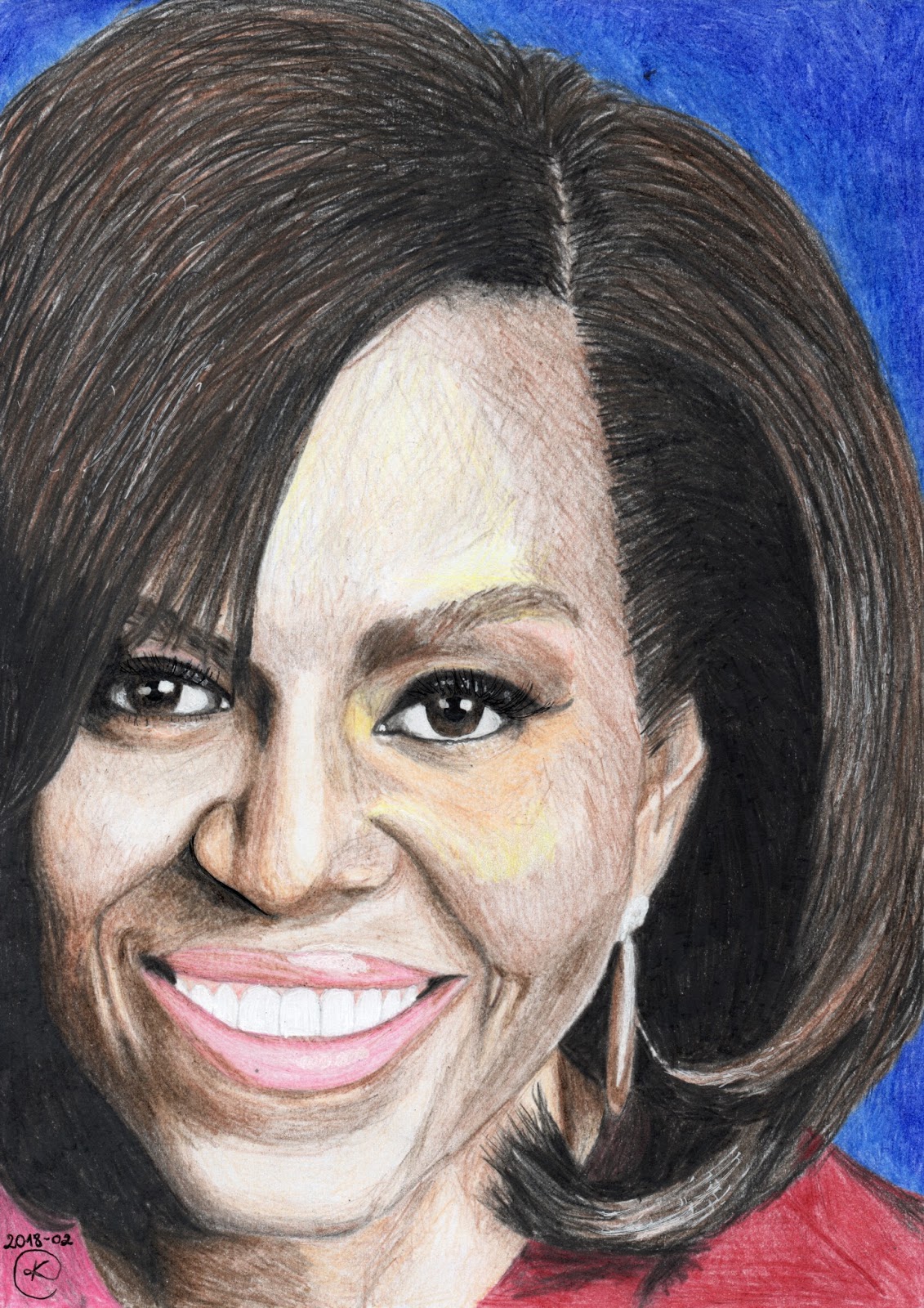 Portret / Portrait: Michelle Obama