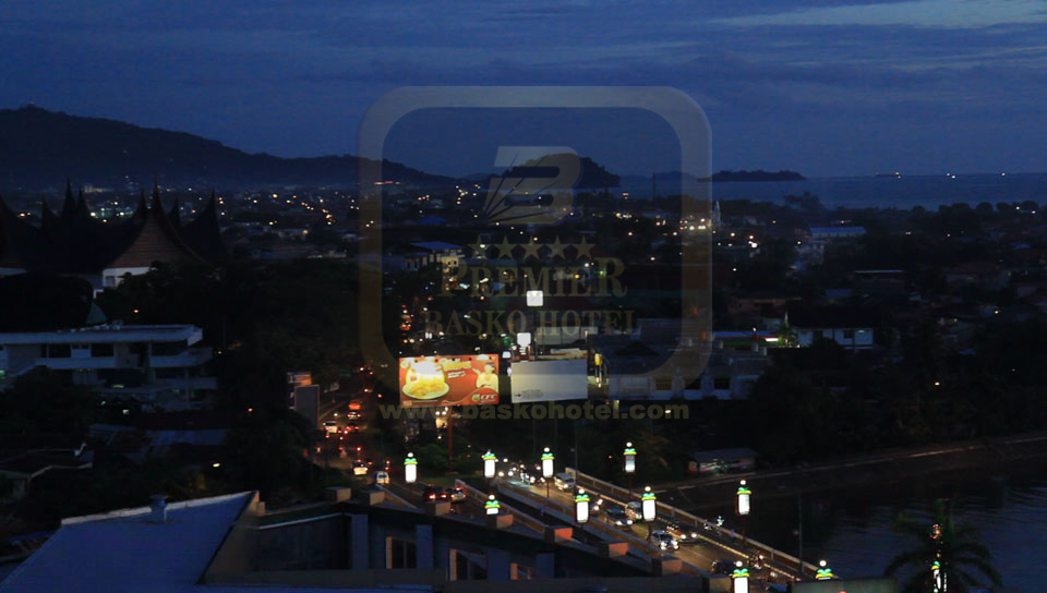 Roof Top Panorama from Premier Basko Hotel Padang Sumatera Barat ...