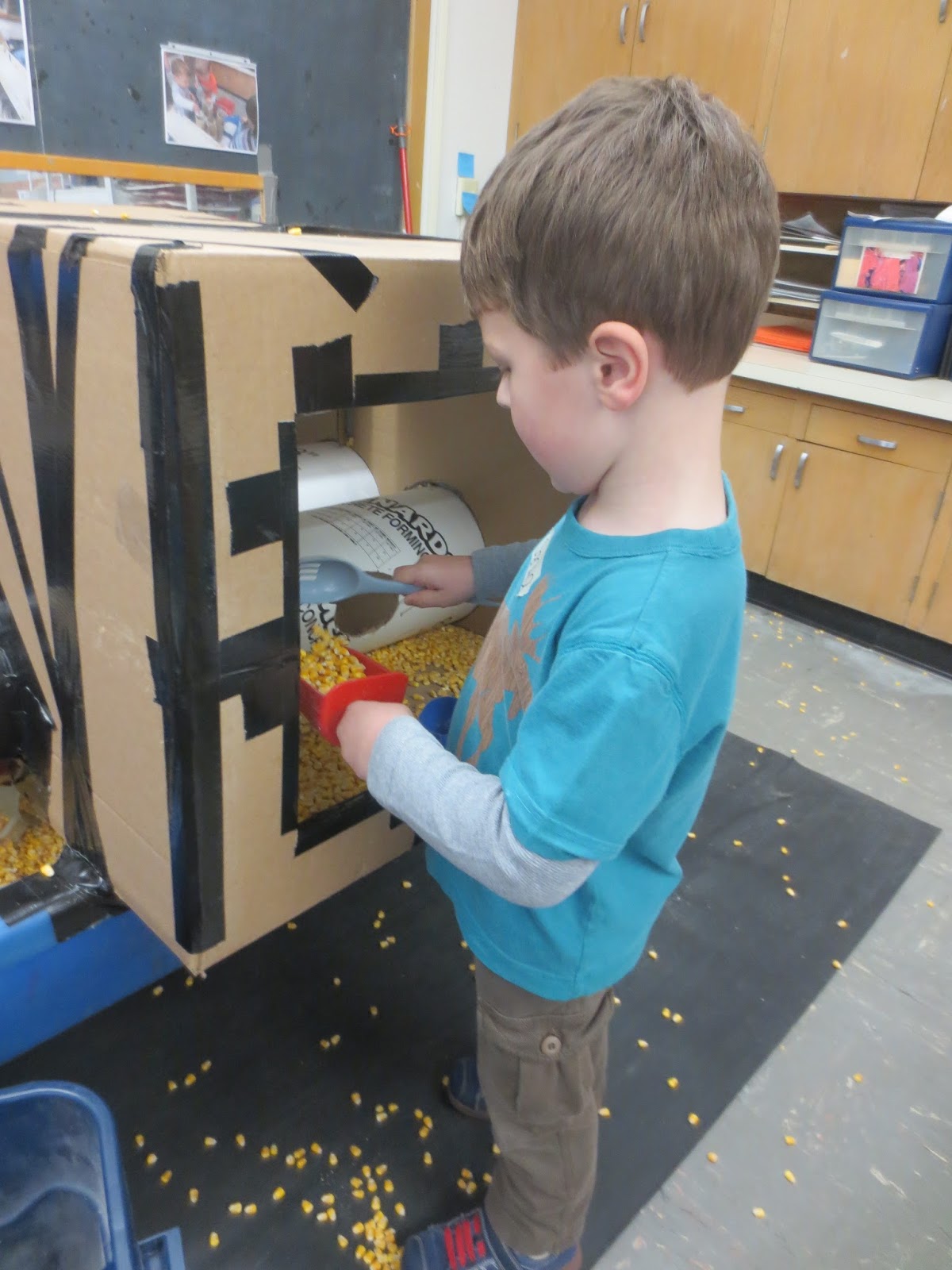 SAND AND WATER TABLES: APPARATUS II WITH THE CONCRETE TUBES